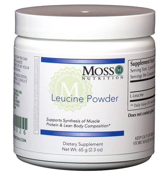 Moss Nutrition Product: Leucine Powder 65 g