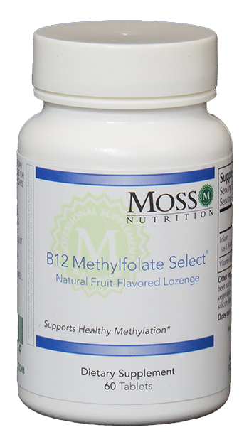 Moss Nutrition Product: B12 Methylfolate Select 60 T